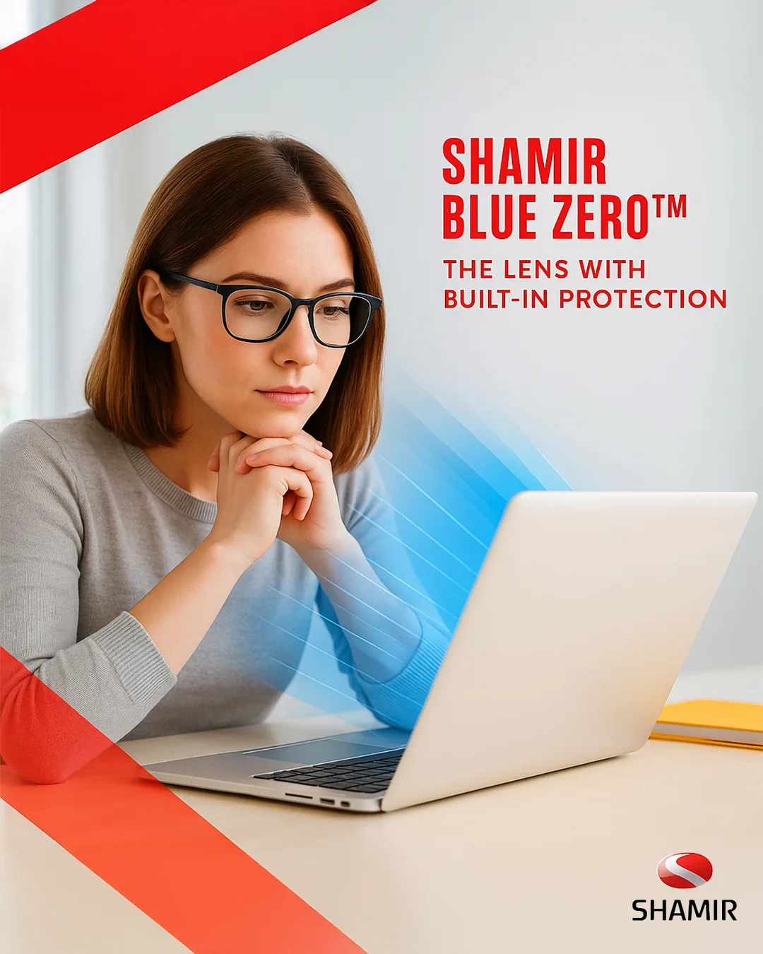 Shamir Glacier Blue Zero - Golglass